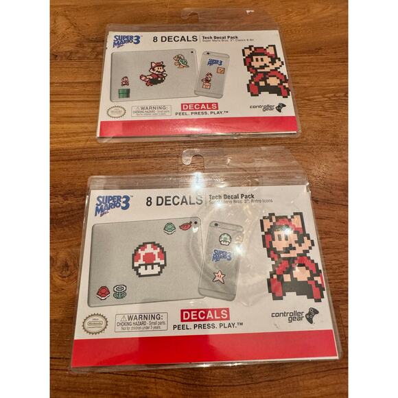 Nintendo | Accents | Set Of Two Super Mario Bros 3 Retro Icons And ...
